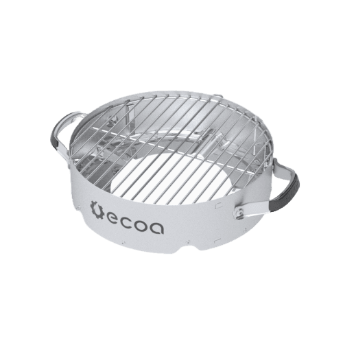 ECOA Grill: Versatile for Charcoal & Wood Stoves