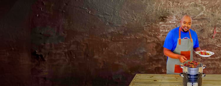 ECOA Grill: Versatile for Charcoal & Wood Stoves